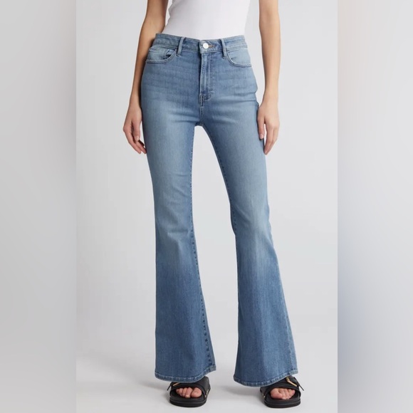 Frame Denim | Jeans | Frame Le Easy Flare Anastasia High Rise Comfy ...